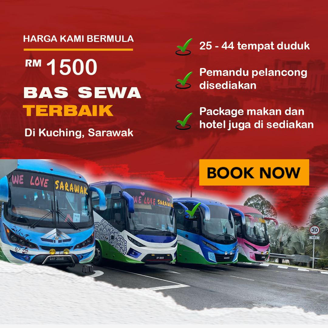 Sewa bas di Kuching Sarawak - Ikramtransports
